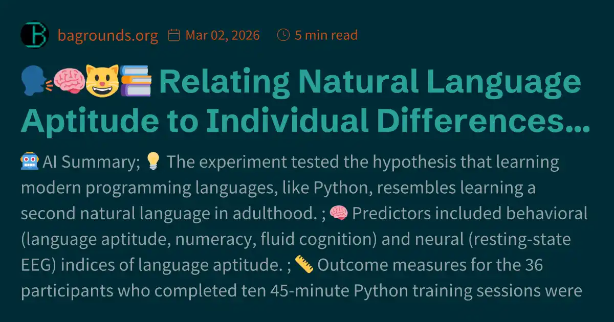 🗣️🧠🧑‍💻📚 Relating Natural Language Aptitude to Individual Differences in ...