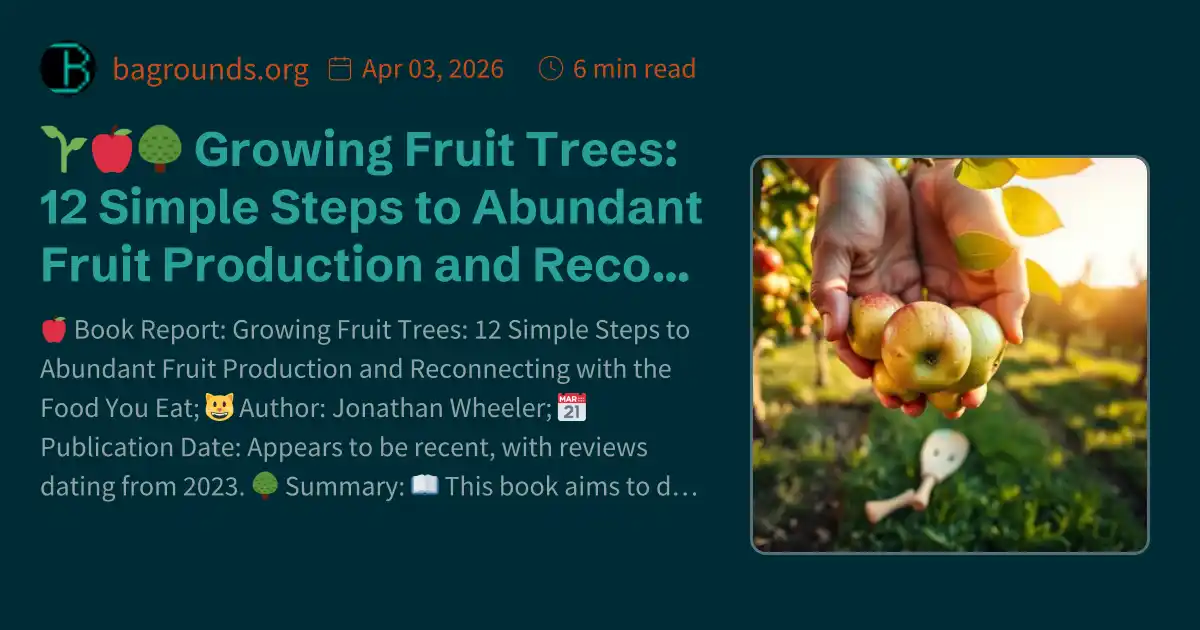 🌱🍎🌳 Growing Fruit Trees: 12 Simple Steps to Abundant Fruit Production ...