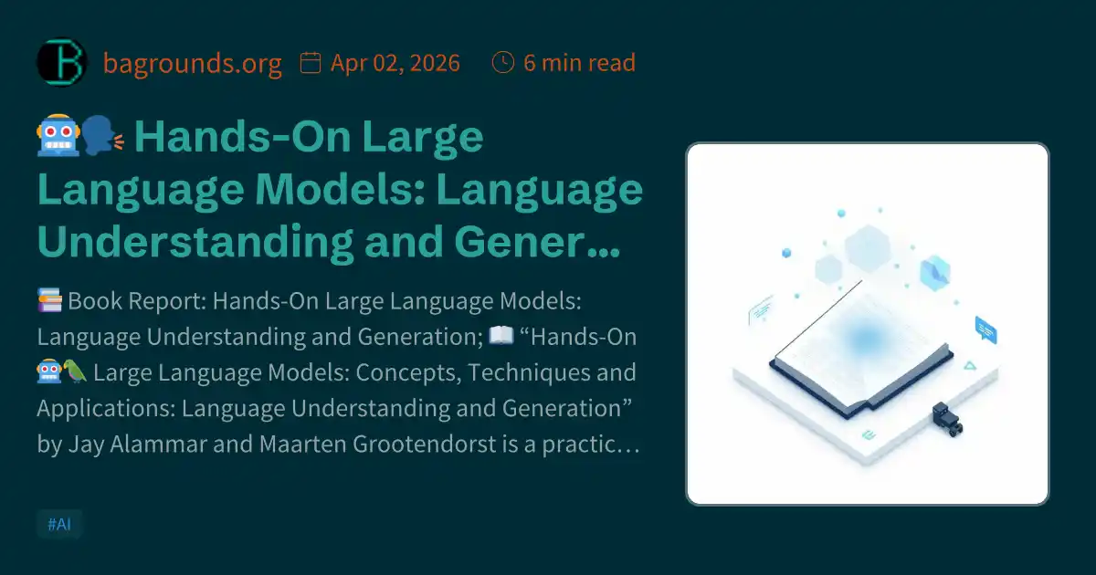 🤖🗣️ Hands-On Large Language Models: Language Understanding and Generation