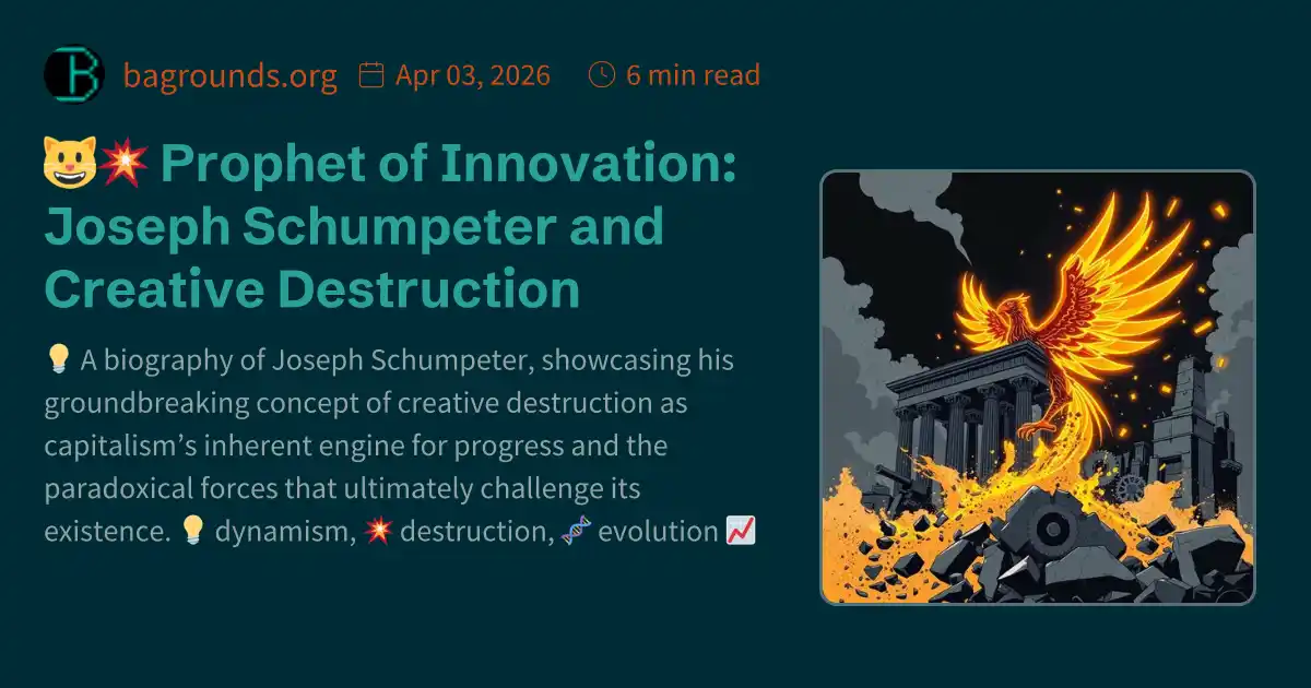 🧑‍💼💥 Prophet of Innovation: Joseph Schumpeter and Creative Destruction