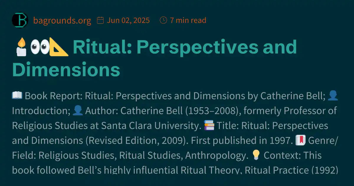 🕯️👀📐 Ritual: Perspectives and Dimensions