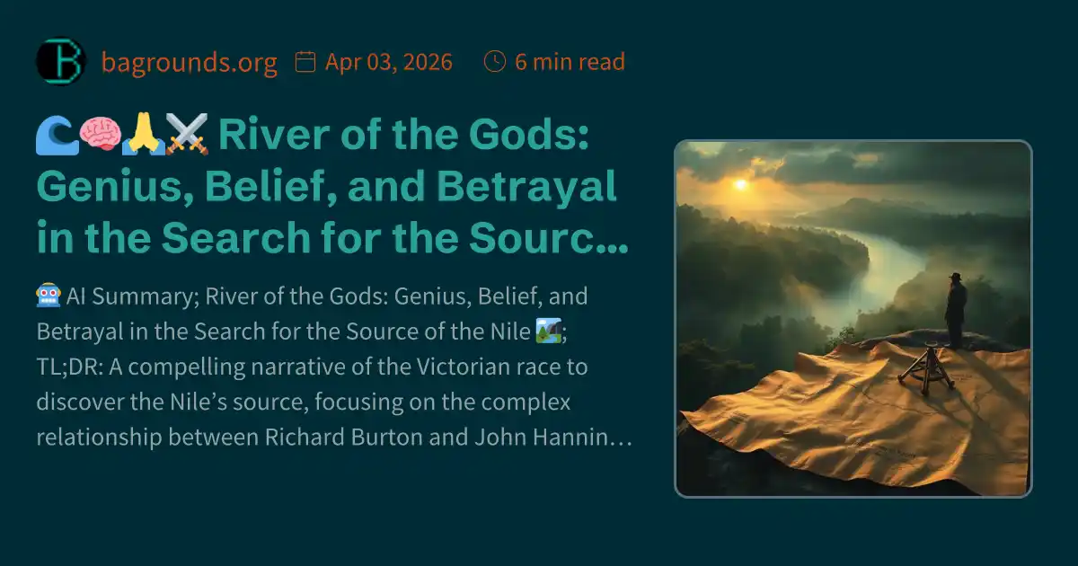 🌊🧠🙏⚔️ River of the Gods: Genius, Belief, and Betrayal in the Search for ...