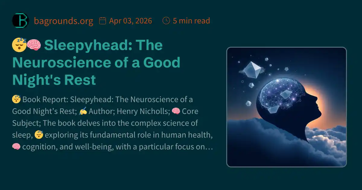 😴🧠 Sleepyhead: The Neuroscience of a Good Night's Rest